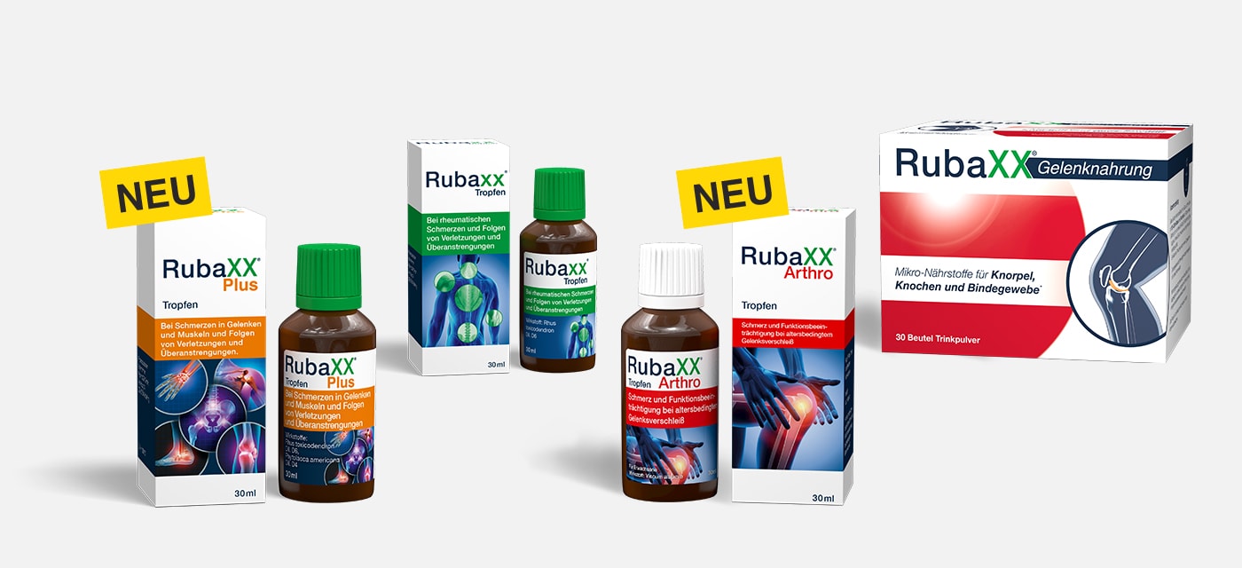 RubaXX | Stark gegen den Schmerz, sanft zum Körper