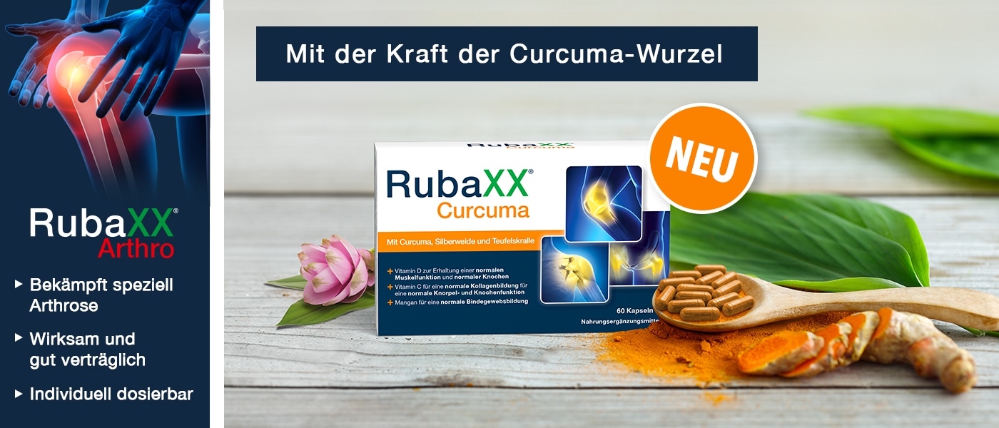 RubaXX | Stark gegen den Schmerz, sanft zum Körper